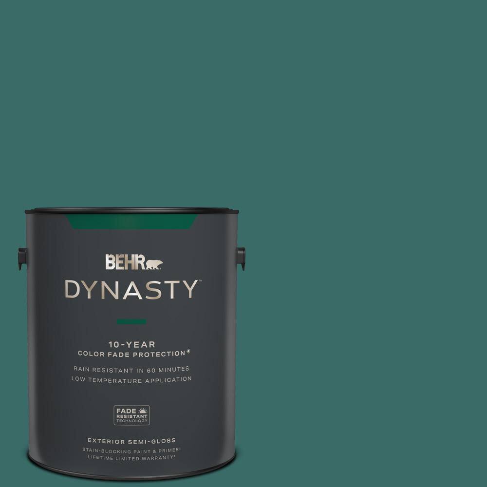 BEHR DYNASTY 1 gal. #M450-7 Beta Fish Semi-Gloss Exterior Stain ...