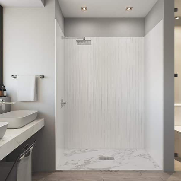 Reviews for CASTICO 60 in. x 32 in. x 84 in Alcove Solid Composite ...