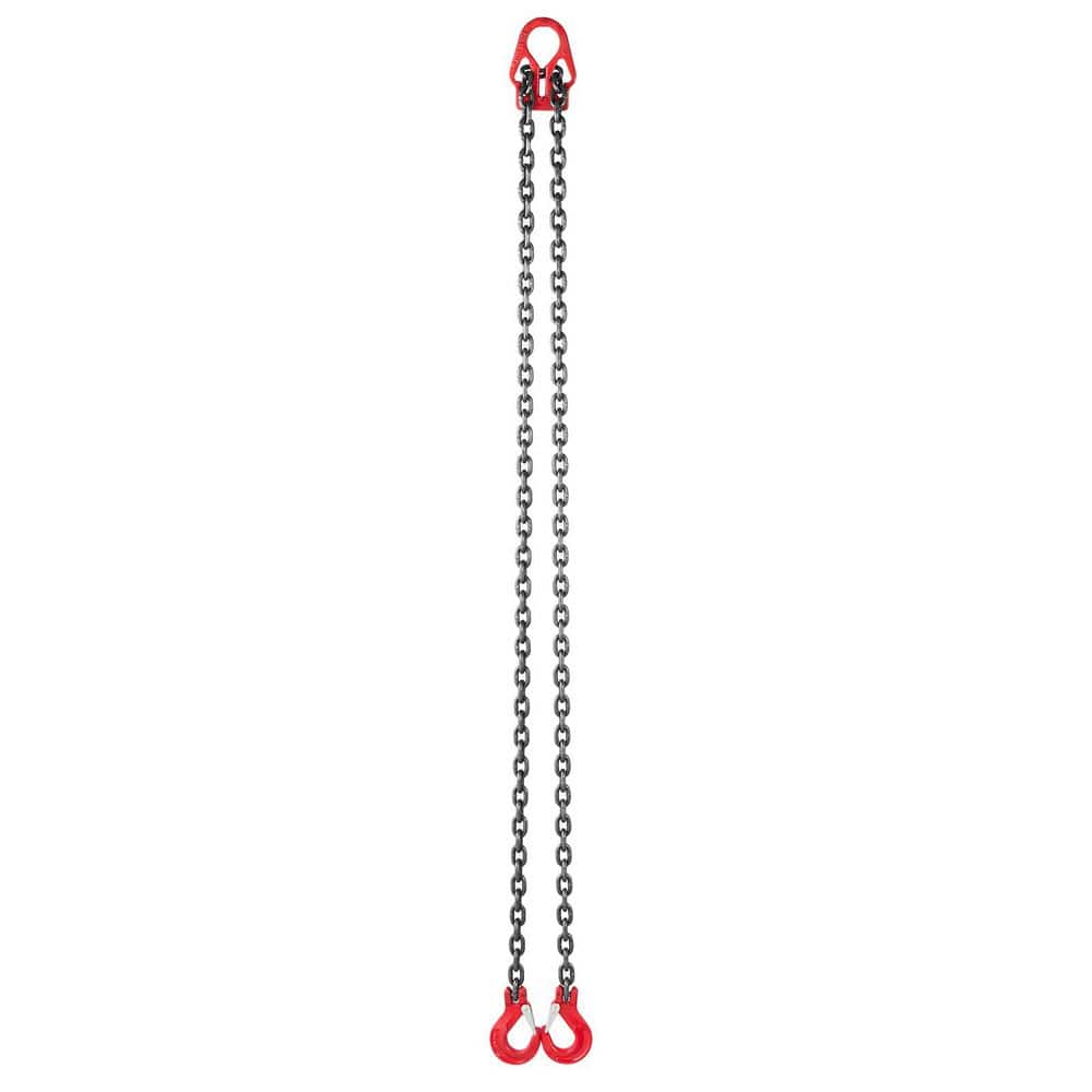 SKYSHALO Chain Sling, Alloy Steel Lifting Sling with Hooks, Adjustable ...