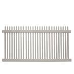 Weatherables Provincetown 3 ft. H x 8 ft. W Tan Vinyl Picket Fence ...