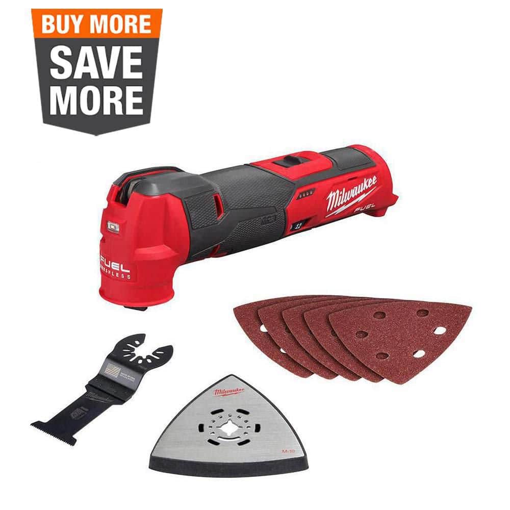 Milwaukee M12 FUEL 12V Lithium-Ion Cordless Oscillating Multi-Tool ...