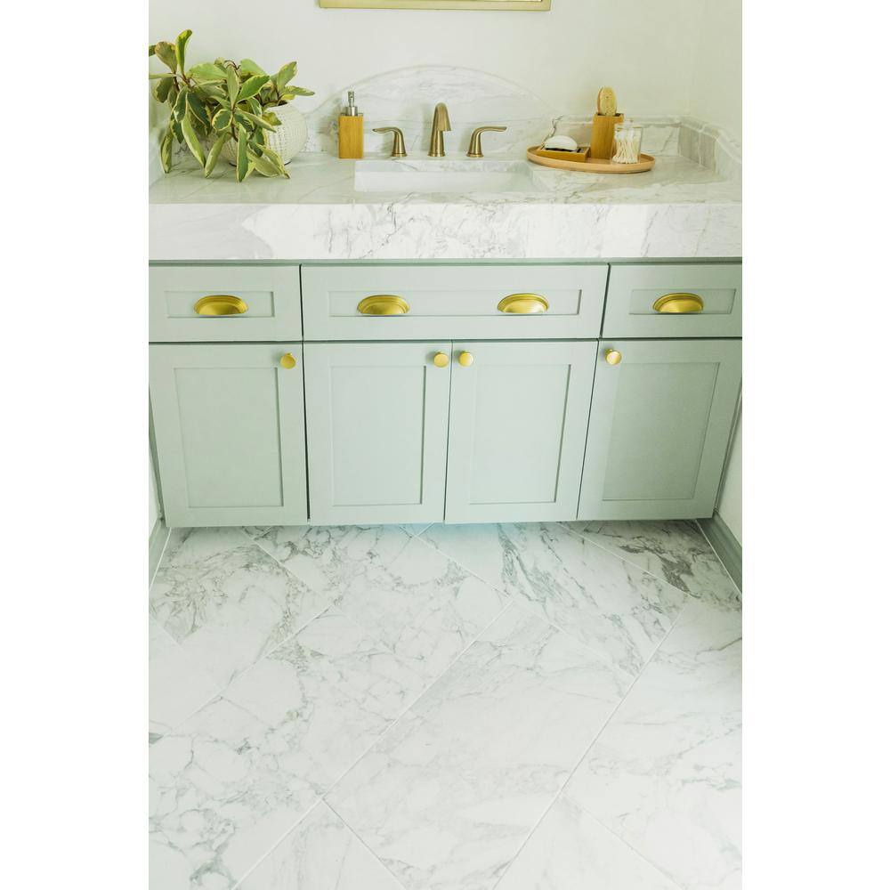 Buy EpicClean Milton Arabescato Marble 12 in. x 24 in. أرضية من الخزف ...
