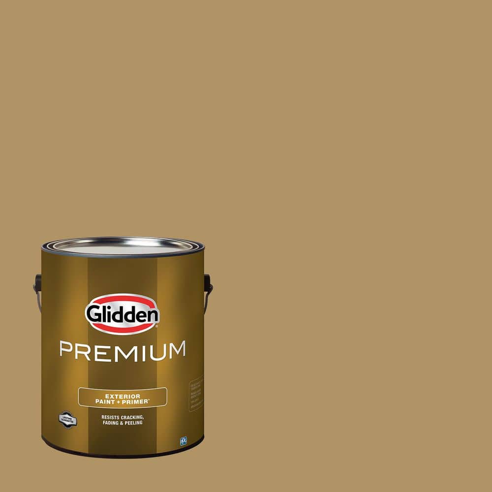 Glidden Premium 1-gal. Tangled Twine PPG1093-6 Satin Exterior Latex ...