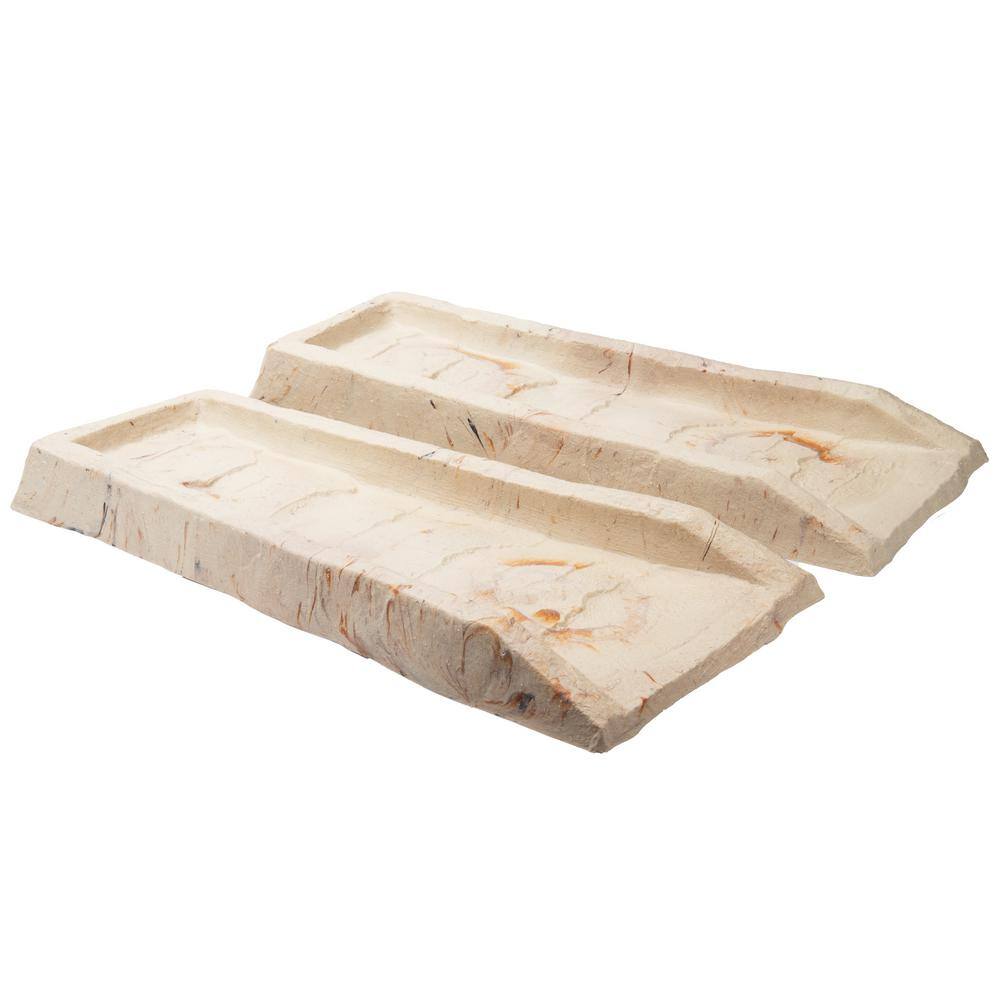 Mind Reader 10.6 in. x 23.3 in. x 2.3 in. Beige Natural Stone Texture ...