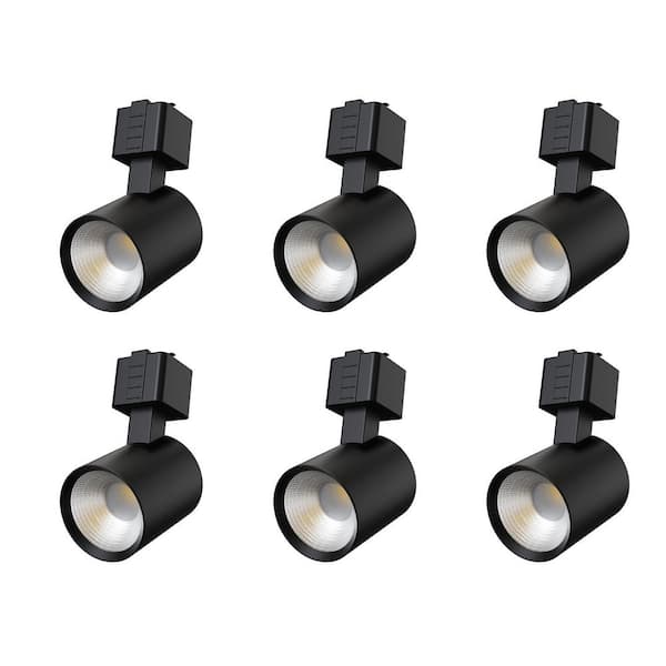 FLSNT J-Type Track Head, Black, Integrated LED Fixed Track Lighting ...