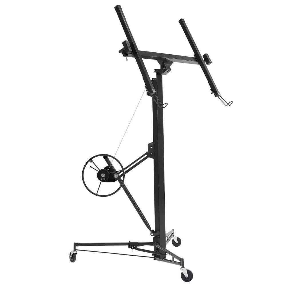 Amucolo 16 ft. Black Drywall Lift Panel Lift Drywall Panel Hoist Jack ...