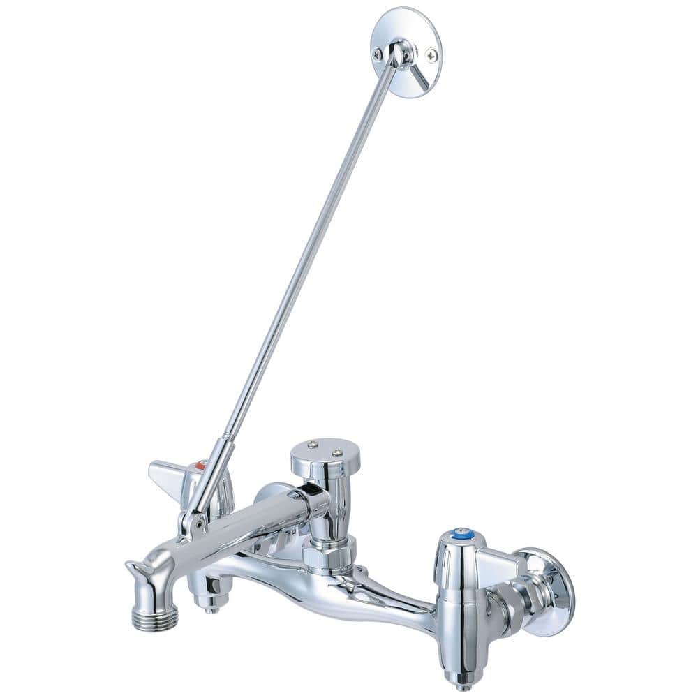 Central Brass Double-Handle Kitchen Utility Faucet in Chrome 80054-U-I ...