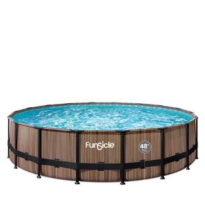 Reviews for Funsicle Oasis Designer 16 ft. Round 48 in. Deep Metal ...
