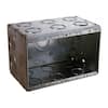 RACO 3-1/2 in. D Galv Steel Gray 3-Gang Non-Gangable Masonry Box with ...
