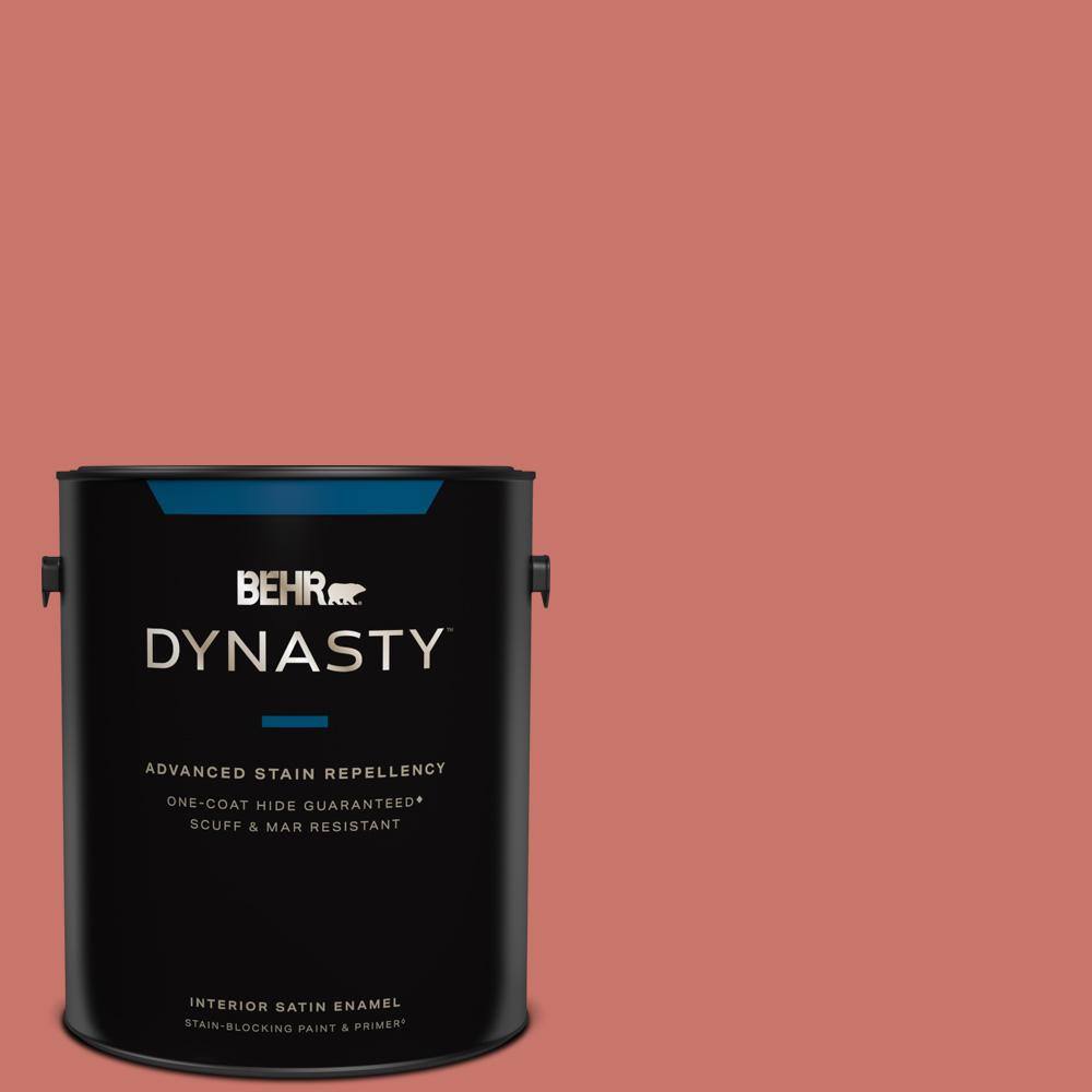 BEHR DYNASTY 1 gal. #180D-5 Sahara Sun Satin Enamel Interior Stain ...