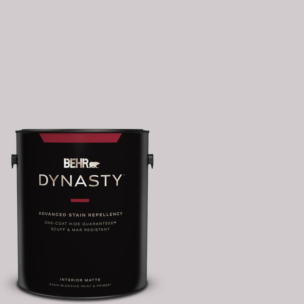BEHR DYNASTY 1 gal. #MQ3-28 Rock Crystal One-Coat Hide Matte Interior ...