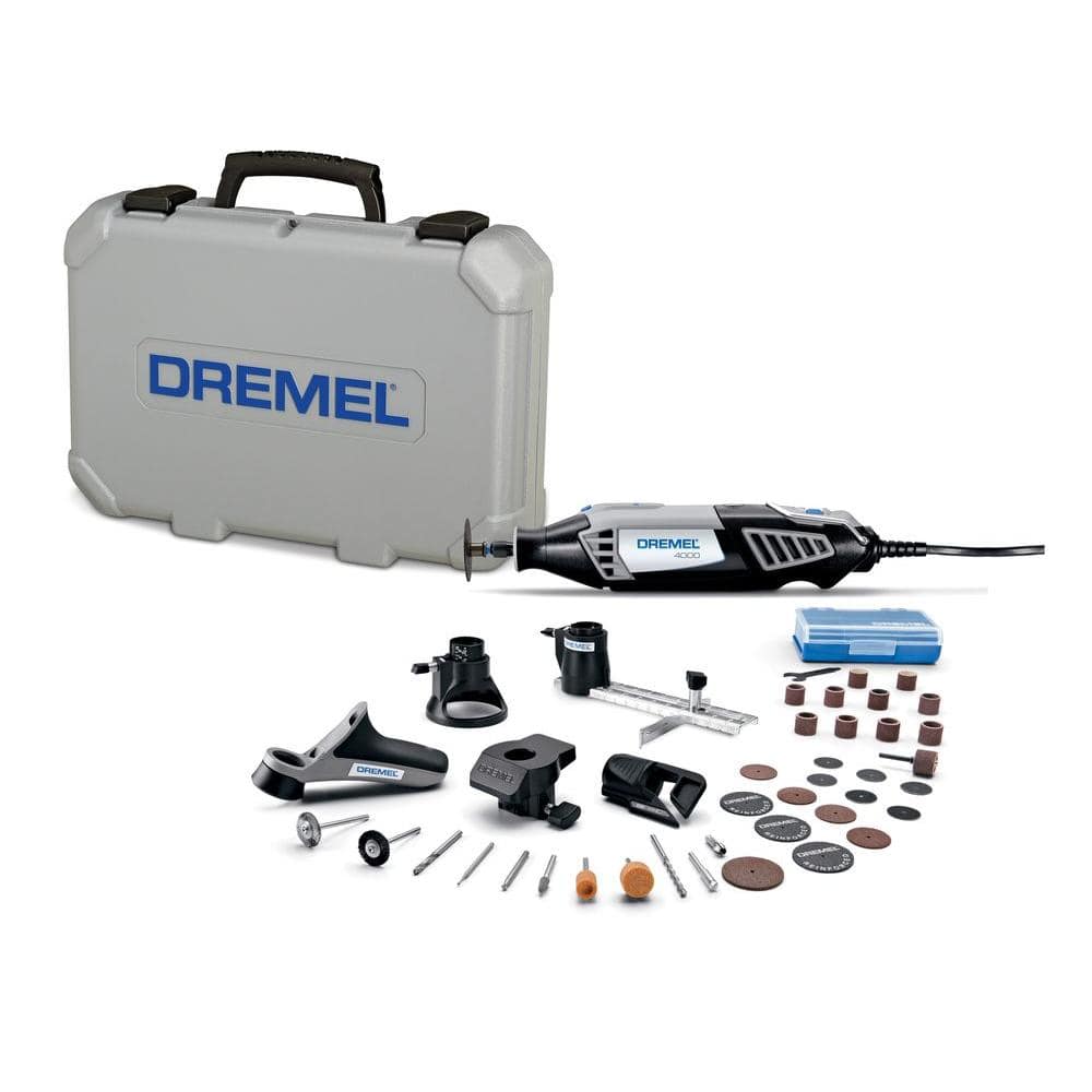 Dremel 4000 Series Rotary Tool Kit 4000-5/36H - The Home Depot
