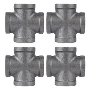 Southland 3/4 in. Black Malleable Iron Floor Flange Fitting (2-Pack ...