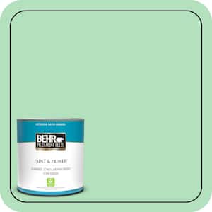 BEHR ULTRA 1 qt. #P400-3 Folk Tale Semi-Gloss Enamel Exterior Paint ...