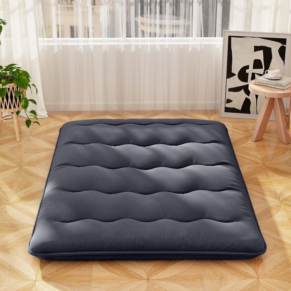 Mecale Comfort 4 in. Full Size Polyester Memory Foam Futon Mattress ...