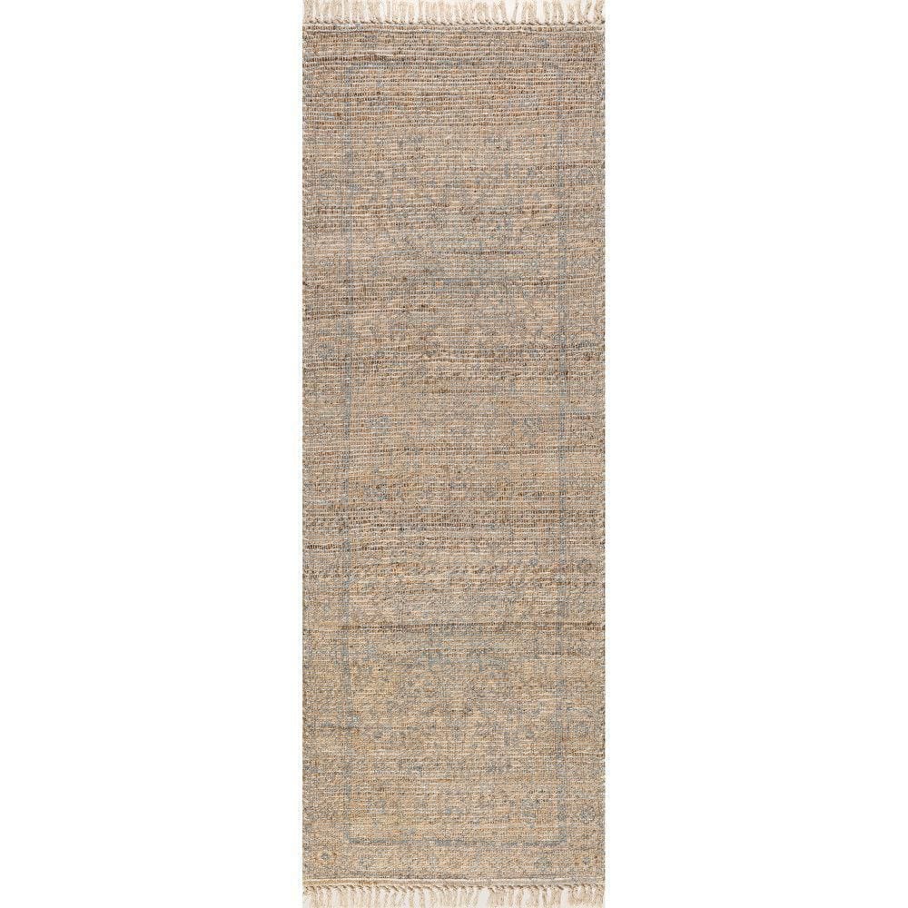 RUGS USA Lennox Persian Medallion Tassel Sand 3 ft. x 8 ft. Indoor ...