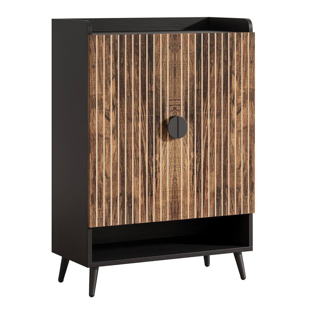 TRIBESIGNS WAY TO ORIGIN Cezalinda 43 in. H x 30 in. W Brown and Black ...