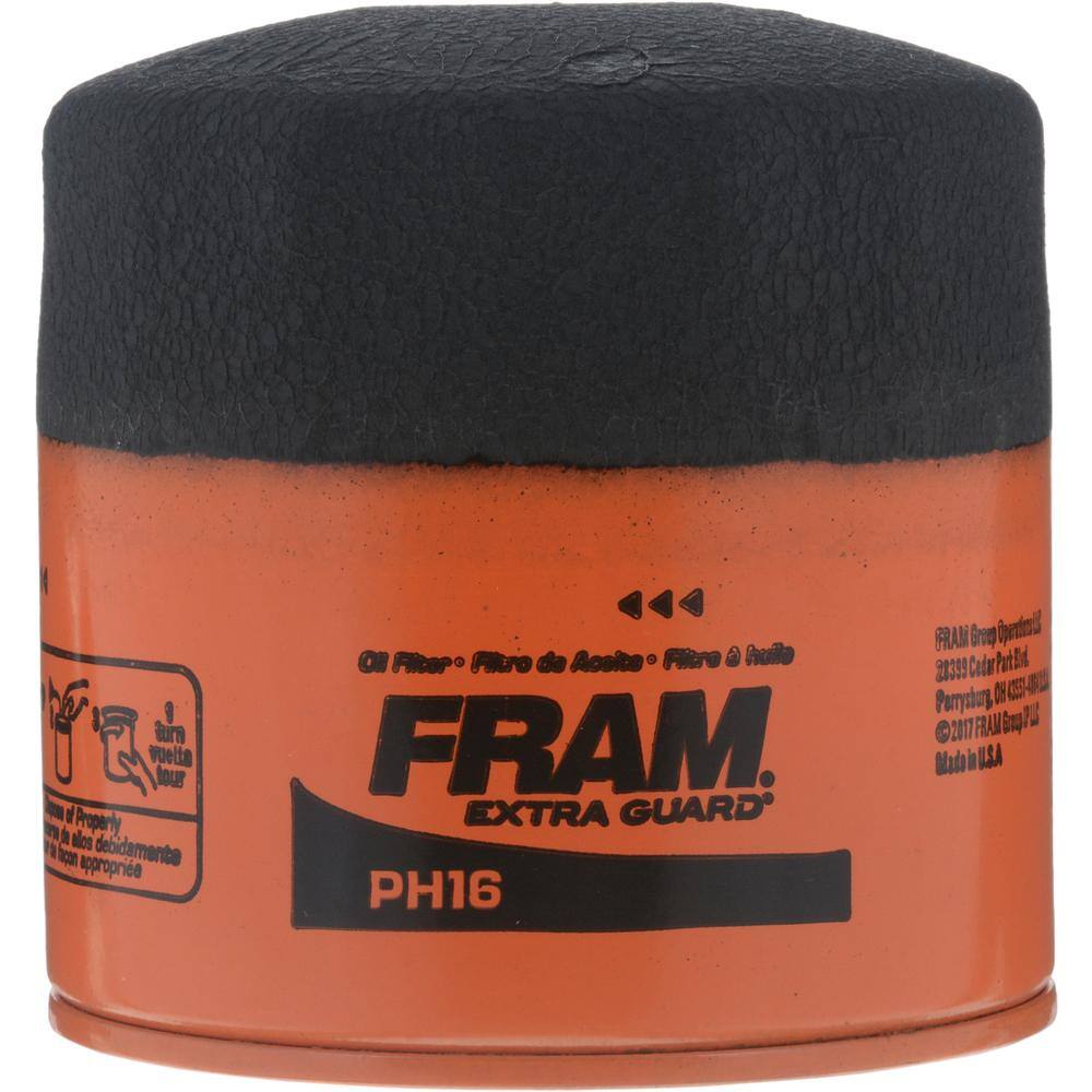 Fram Filters 3 9 In Extra Guard Oil Filter PH16 The Home Depot