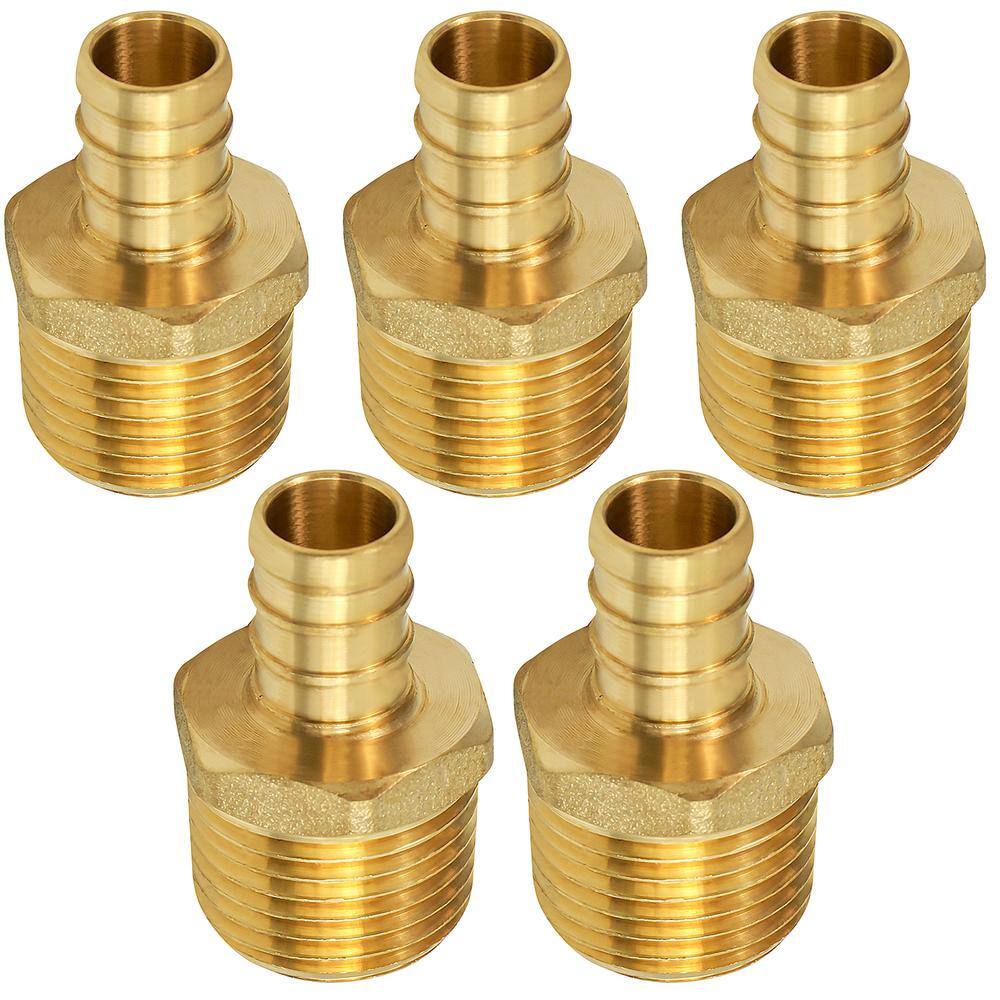 Have a question about The Plumber's Choice 3/4 in. x 3/4 in. Brass PEX Barb x Male Pipe Thread ...