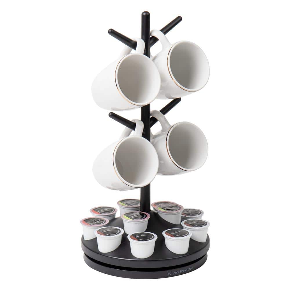 Mind Reader Single Serve Coffee Pod Organizer and Mug Tree, 12 pod and ...