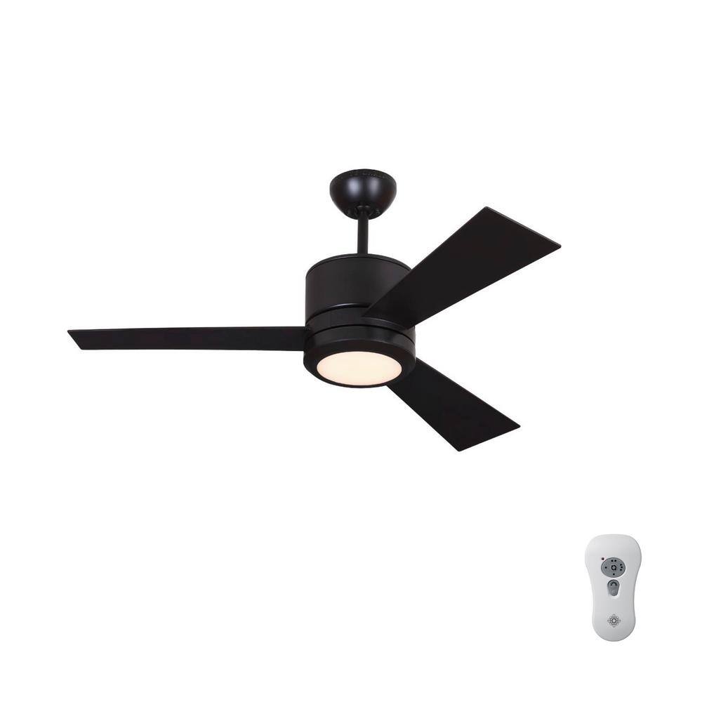 Oil Rubbed Bronze Ceiling Fan With White Blades | Shelly Lighting