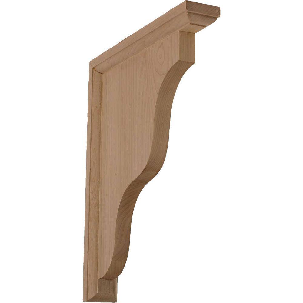 Ekena Millwork 1-1/2 in. x 9 in. x 11 in. Alder Hamilton Traditional ...