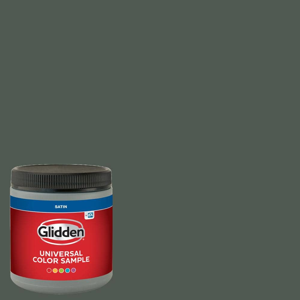 Glidden 8 oz. PPG1129-7 Evergreen Boughs Satin Interior Paint Sample ...