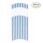 FiberMarker 48 in Solid Blue High Visible 1/4 in. Dia Snow Poles ...