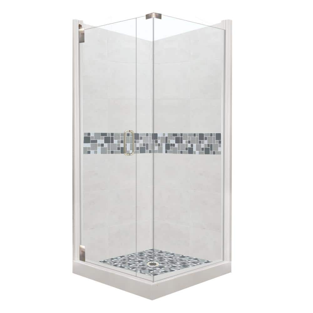 American Bath Factory Newport Grand Hinged 42 in. x 42 in. x 80 in ...
