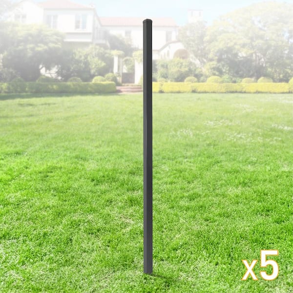 6 ft - Galvanized - Metal Fence Posts - The Home Depot