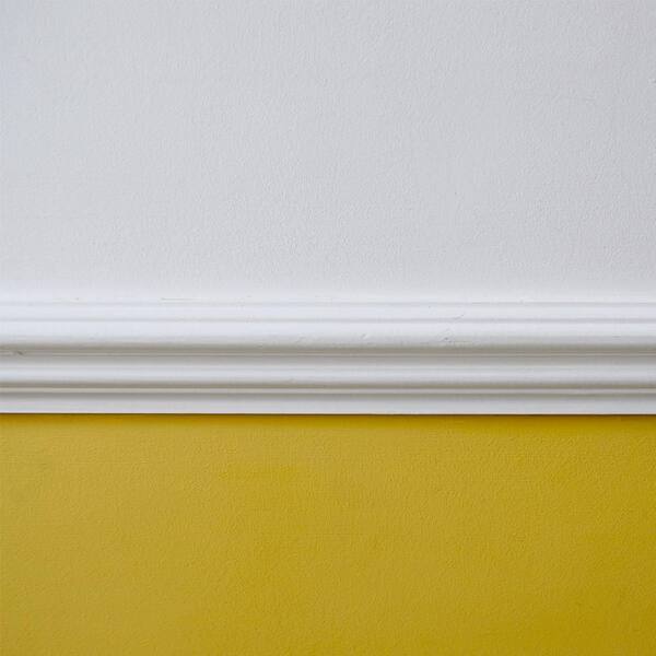 FINISHED ELEGANCE 100 11/16 in. x 11/16 in. Finished MDF Cove Moulding ...