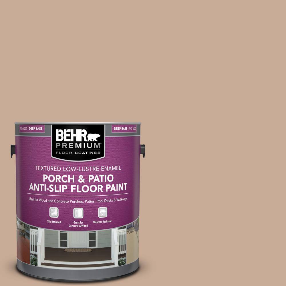 BEHR PREMIUM 1 gal. #S220-3 Sanderling Textured Low-Lustre Enamel ...