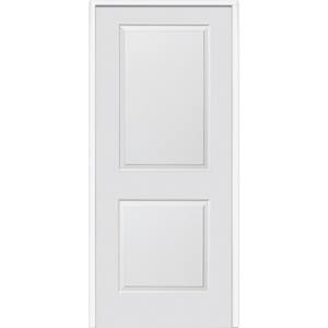 MMI Door 30 in. x 80 in. Smooth Carrara Right-Hand Solid Core Primed ...