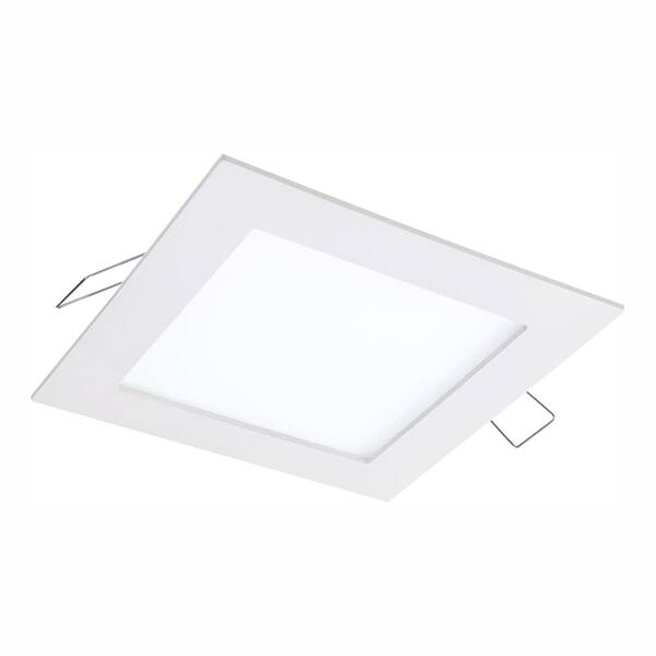 HALO SMD-DM 4 in. Square 3000K Remodel Canless Recessed Integrated LED ...