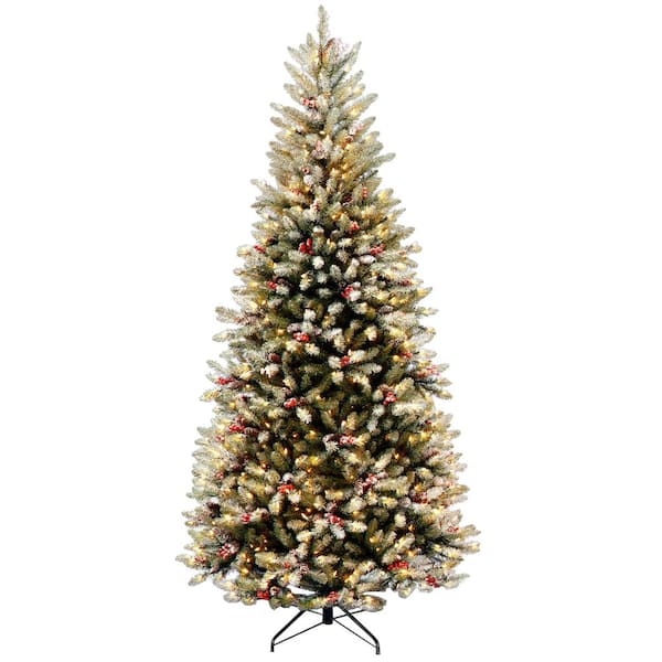 National Tree Company 7.5 ft. Dunhill Fir Slim Artificial Christmas ...