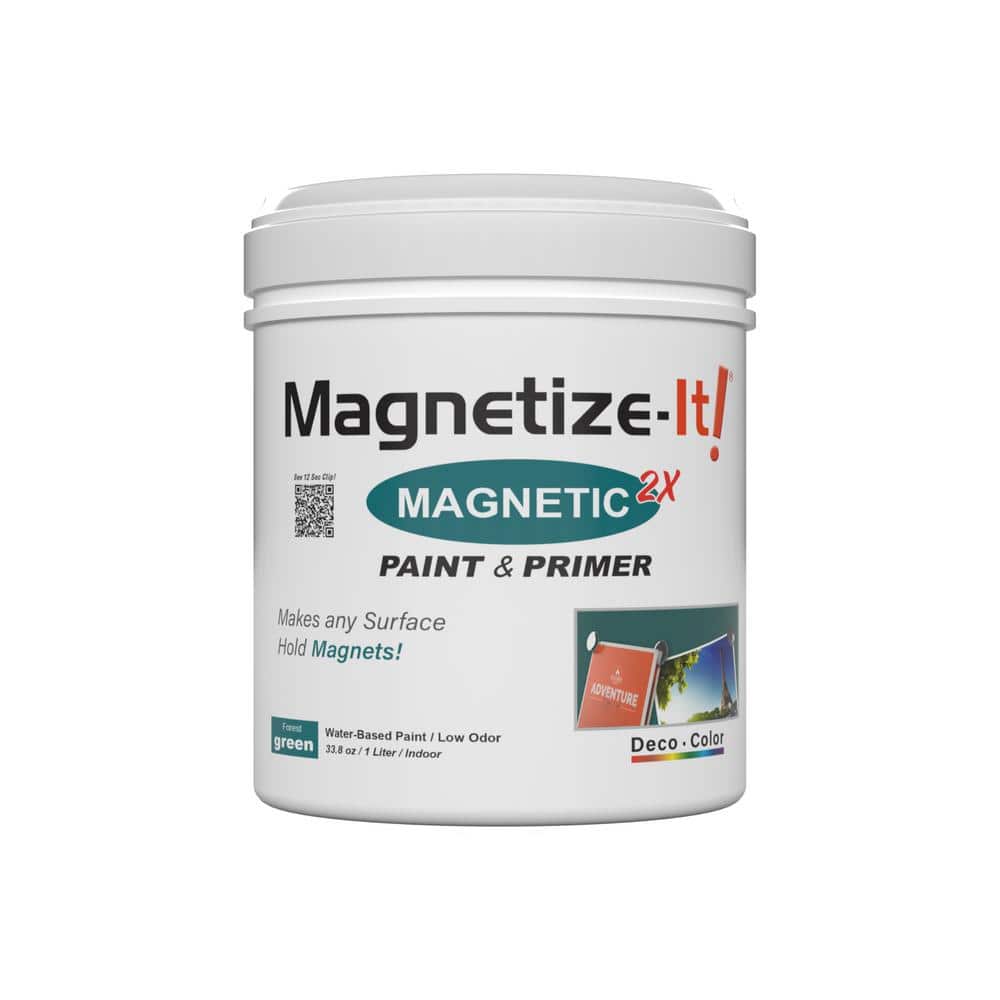 MAGNETIZE-IT! Deco Color Forest Green Magnetic Paint and Primer 1L ...
