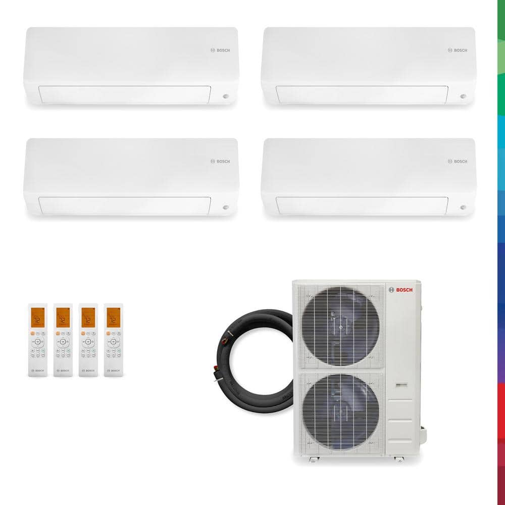 Bosch Gen 2/3 Max Performance Climate 5000 4-Zone 36,000 BTU 3 Ton ...