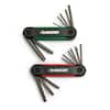 Husky Ball End Folding Hex Key (9-Pieces SAE and 8-Pieces MM ...