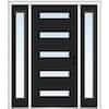 MMI DOOR 68.5 in. x 81.75 in. Davina Left-Hand Inswing 5-Lite Clear Low ...