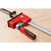 BESSEY K Body REVOlution KRE 40 in. Capacity Parallel Clamp with Composite Plastic Handle and 3 3 4 in. Throat Depth KRE3540 The Home Depot