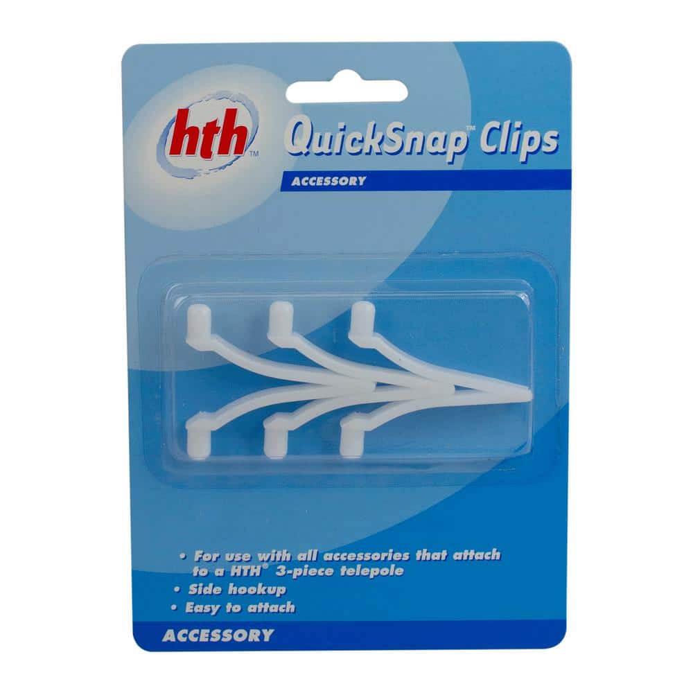 Pool Central Set of 3 White Replacement Butterfly Clips for Pool ...