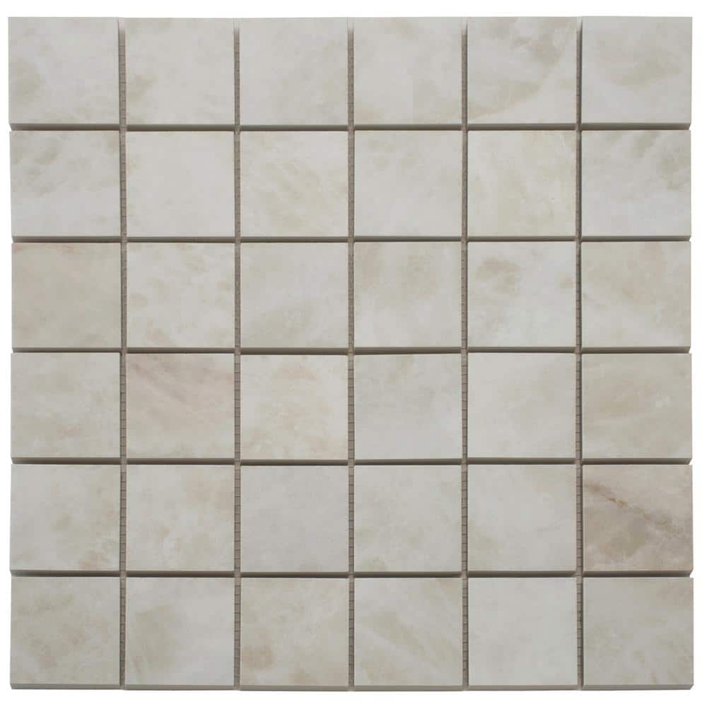 Apollo Tile Splendor 12 in. x 12 in. Lappato Light Cream Beige ...