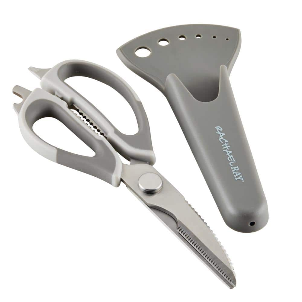 Rachael Ray Professional Heavy-Duty Stainless Steel Kitchen Shears with ...