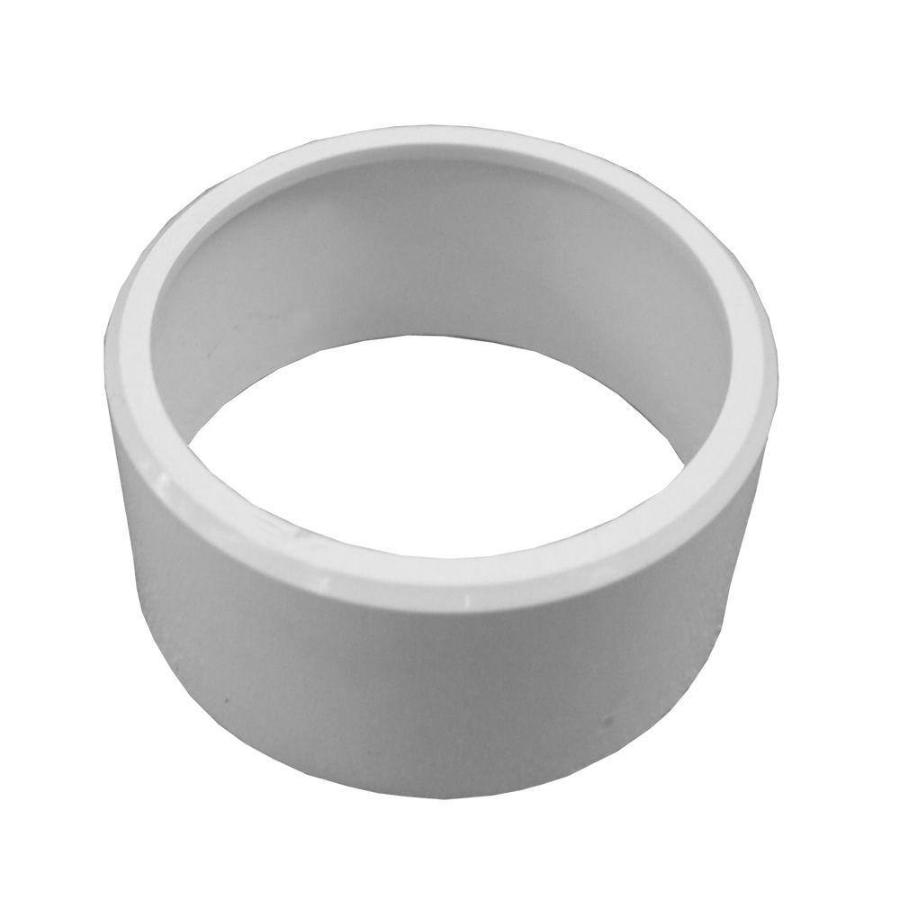 3 in. PVC Hub x Spigot Bushing 65330 - The Home Depot