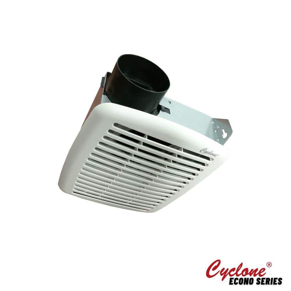HushTone by Cyclone HushTone Series 50 CFM Ceiling Bathroom Exhaust Fan ...