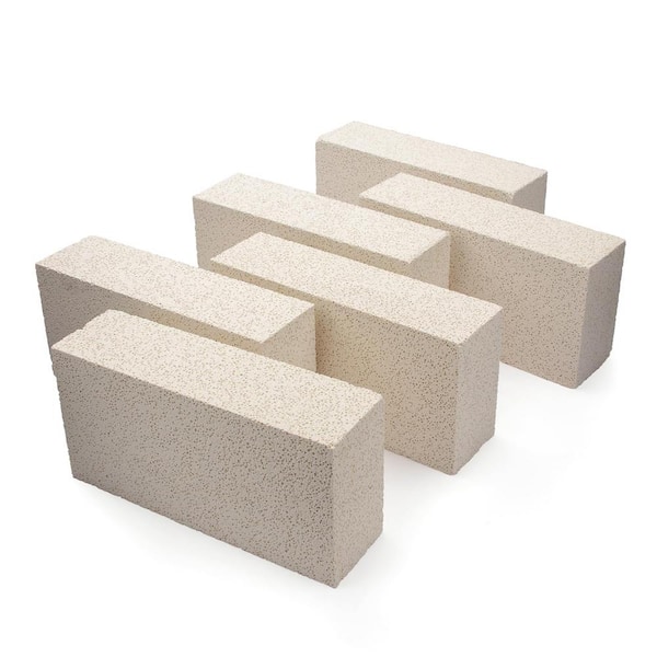 Angel Sar 9 in. x 4.5 in. x 2.5 in. 6 Pieces Alumina and Silicon ...