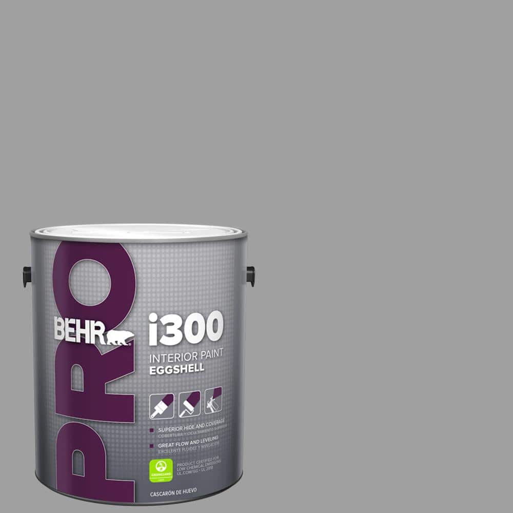BEHR PRO 1 gal. #PPU26-06 Elemental Gray Eggshell Interior Paint ...