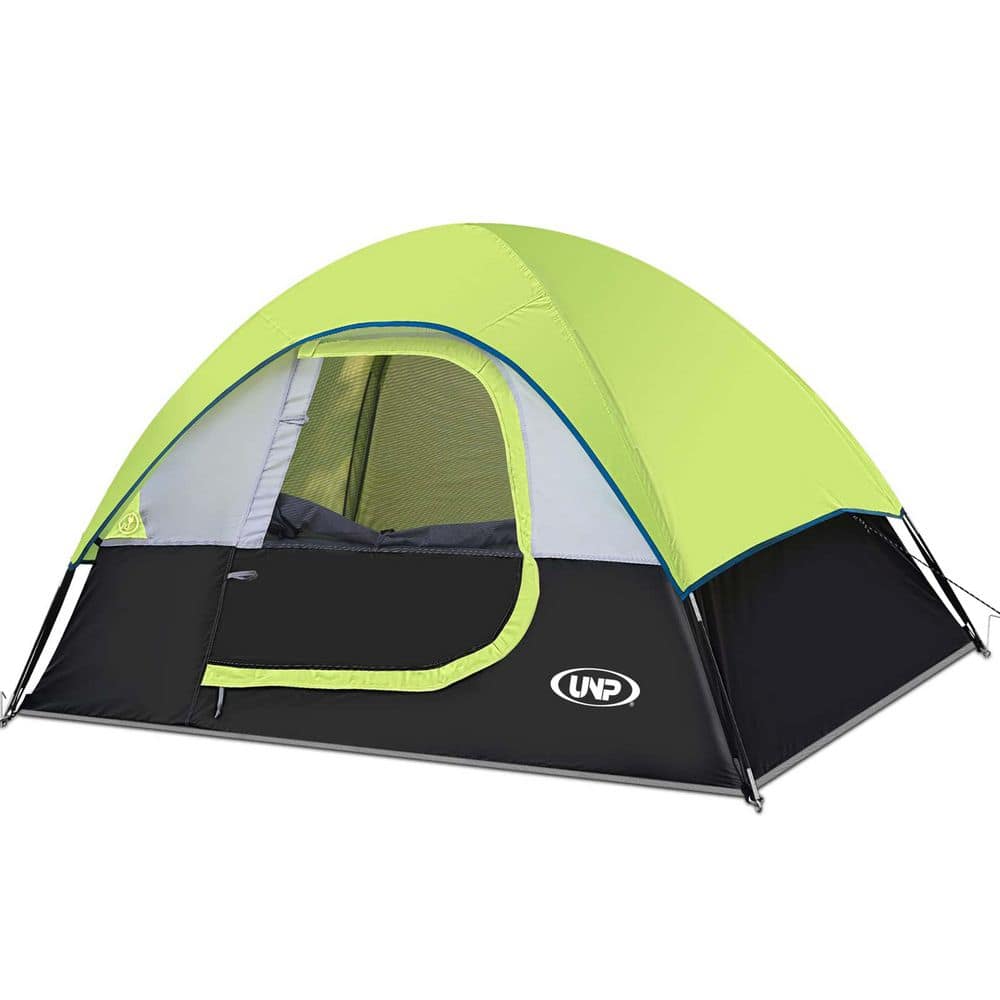 Zeus & Ruta 2-Person Fluorescent Green Camping Tents Waterproof ...