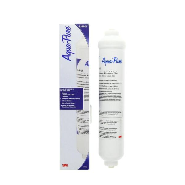 3M IL-IM-01 In-Line Water Filter Cartridge-AQUA-PURE-IL-IM-01 - The ...