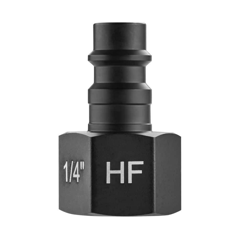 DEWALT 3/8 in. NPT 1/4 in. Flow Female High Flow Plug (2-Piece) DXCM036 ...